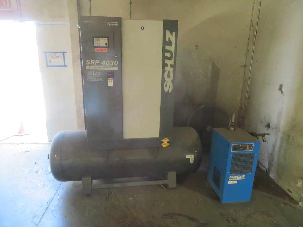 #08 – SCHULTZ MOD. SRP4030, 30 H.P., 120 GAL. ROTARY SCREW AIR ...